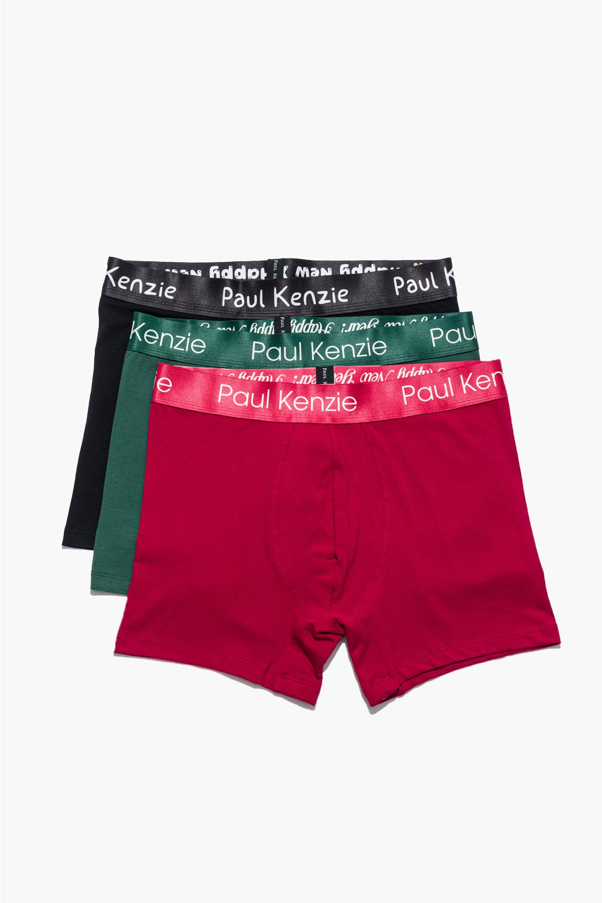 Christmas Collection - 3'lü Erkek Boxer - Holly – Paul Kenzie